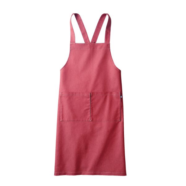 「ワールドグループ」とのコラボ商品「ブランシェ」シリーズ。清潔感のあるシックなマリンテイストは、コーヒースタンドやカフェ、ベーカリーと好相性。デニム調のエプロンはベーシックな後ろクロスタイプで大きめのマチ付きポケットが便利。配色ステッチをあ...