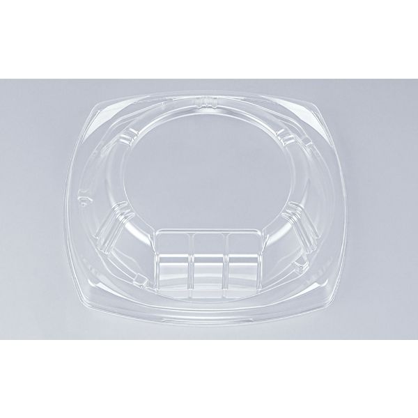 CBFまど味用嵌合蓋。※本体は別売り。サイズ：175×175×18mm材質：OPS商品コード00676887メーカー名シーピー化成サイズ175×175×18mm材質OPS電子レンジ不可種別蓋のみ対応付属品（別売）どんぶり容器 CBFまど味1...