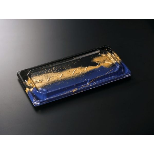 重厚感のある短めのハカマ形状で高い位置での盛付けができます。寿司のズレを軽減する囲い枠がついております。サイズ：280×138×22mm材質：バイオCF重量：19g商品コード00722039メーカー名中央化学サイズ280×138×22mm材...