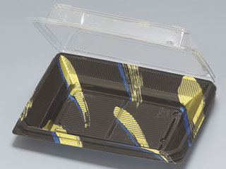カチッとはまる嵌合(かんごう)タイプ。サイズ：140×184×25mm／材質：OPS／重量：15g商品コード00234103メーカー名福助工業重量15.00g電子レンジ不可種別一体型商品関連商品(ケース)スクエア 27 さざなみ金 600点...