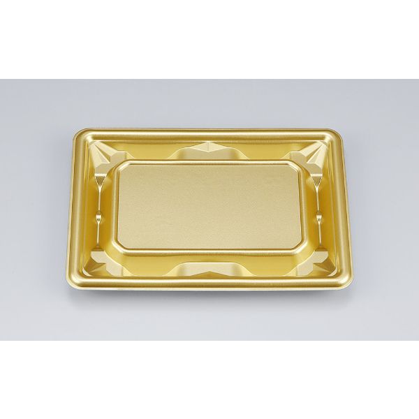 切り落とし小用。蓋は別売り。スッキリとしたフォルムに豊富なカラーバリエーションを取り揃えた刺身容器。[機能](1)ガラスのような透明感を実現した「クリアエッジ」嵌合蓋で鮮度感をアピール。(2)安定した積み重ね。用途例刺身、切り落とし、冷惣菜...