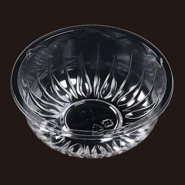 透明容器で冷たい夏麺をより涼しげに演出します！CO2削減効果のあるリサイクル素材でできています。冷やし中華やうどんなどに。※蓋は別売り。サイズ：129×129×47mm材質：APET重量：8.3gシリーズ名：AP-ボウル商品コード00618...