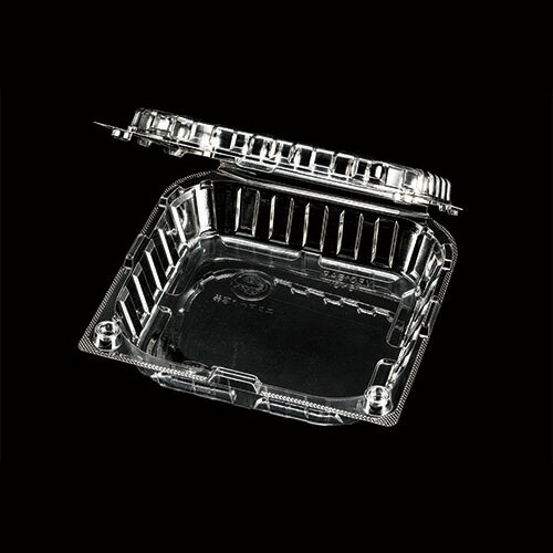 従来品に比べCO2を30％低減。青果物汎用コンテナに合うよう設計された容器。小、中容量から大容量サイズまで幅広い品揃え！サイズ：180×180×58mm材質：APET重量：25.9g商品コード00684403メーカー名エフピコチューパサイズ...