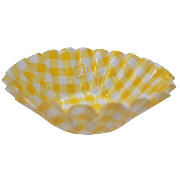 お料理の仕切や彩添えにご利用いただけます。サイズ：φ50×H30mm商品コード00696019メーカー名島田昌種別本体のみ関連商品(ケース)レンジケース8F 雲竜柄チェックイエロー 500枚入 50点・注意事項：モニターの発色によって色が異...