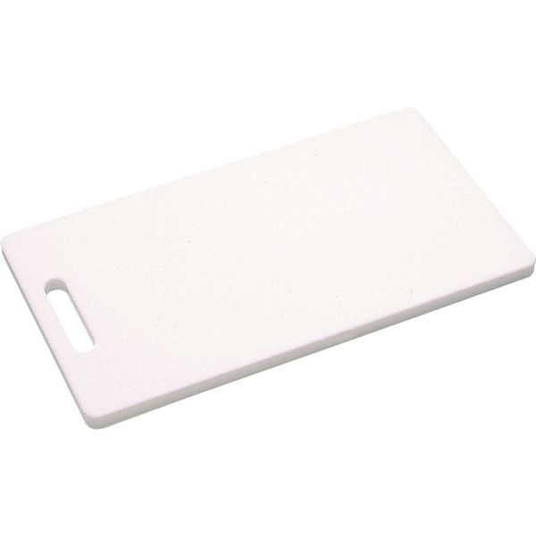 ポリエチレン製の家庭用まな板。抗菌剤入りで衛生的。サイズ：290×170×H13mm材質：ポリエチレン商品コード00484535メーカー名東和ポリエイトサイズ290×170×H13mm材質ポリエチレン関連商品(バラ)家庭用抗菌プラまな板 ミ...