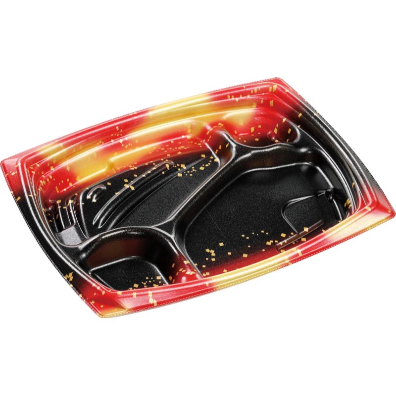 汁漏れのしづらい内嵌合のお弁当容器です。サイズ：236×187×33mm材質：PSP重量：7.5g商品コード00712754メーカー名エフピコサイズ236×187×33mm材質PSP重量7.50g電子レンジ可種別本体のみ対応蓋（別売）T-エ...