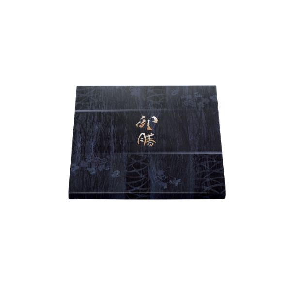 足付き(底上げ)でボリューム感があり、食膳を華やかに演出する最高級シリーズです。安全組立納品ですから、組み立ての手間は一切不要です。サイズ：[上段本体]242×242×53mm、[下段本体]226×226×53mm材質：[本体]紙、[中仕切...