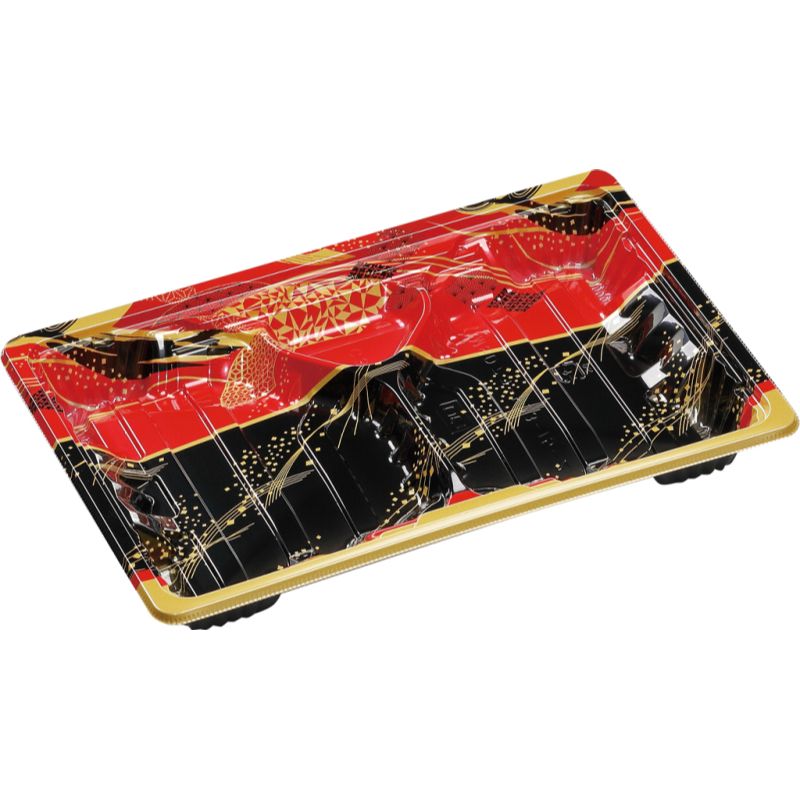 従来より少し小さいお弁当容器です。サイズ：229×148×27mm材質：HI重量：12.6g商品コード00732863メーカー名エフピコサイズ229×148×27mm材質HI重量12.60g電子レンジ可種別本体のみ対応蓋（別売）T-アコード...