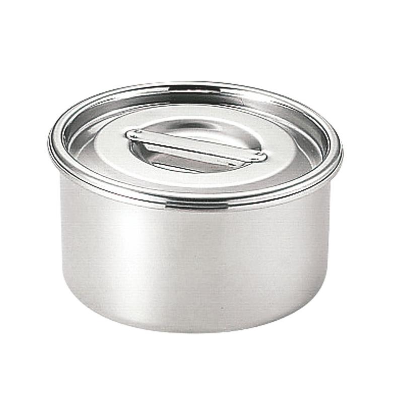 丈夫でお手入れが簡単な18-8ステンレス製。サイズ：φ16×深さ8.5cm材質：18-8ステンレス容量：1.8L品番：609557商品コード00466978メーカー名三宝産業サイズφ16×深さ8.5cm材質18-8ステンレス容量1.8L関連...