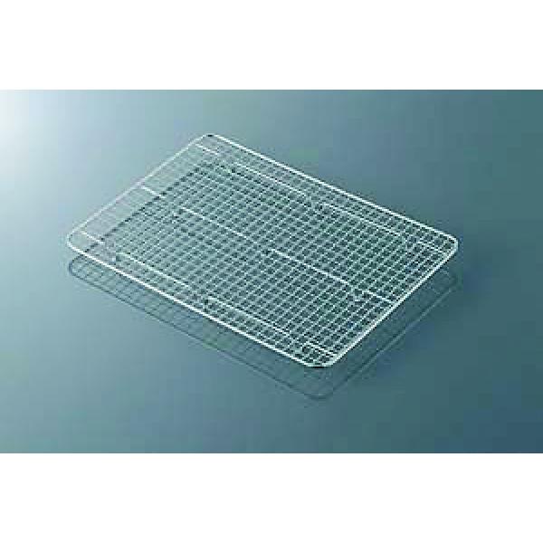 アミのピッチは約12mmです。サイズ：364×250mm材質：18-8ステンレス品番：021111商品コード00467428メーカー名新越ワークスサイズ364×250mm材質18-8ステンレス関連商品(ケース)TS 18-8角バットアミクリ...