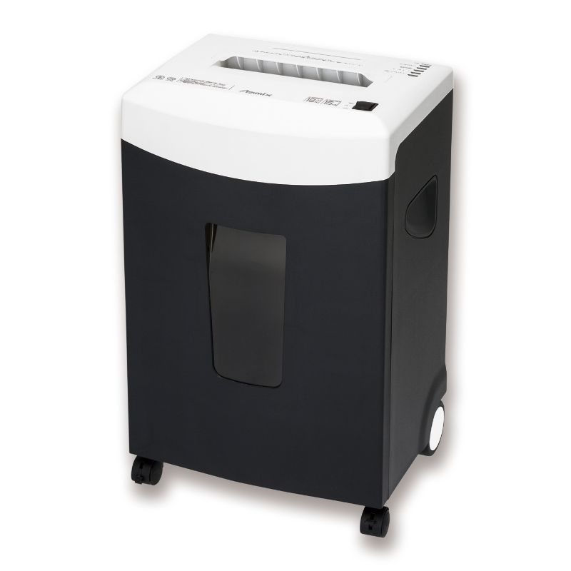 定格細断枚数：18枚。最大細断枚数：20枚。定格使用時間：15分間。ダストボックス容量：約33L(約918枚)。CD：約0.6L(約7枚)。給紙口寸法：232mm。メディア投入口寸法：135mm。細断可能メディア：CD/DVD、カード。クロ...