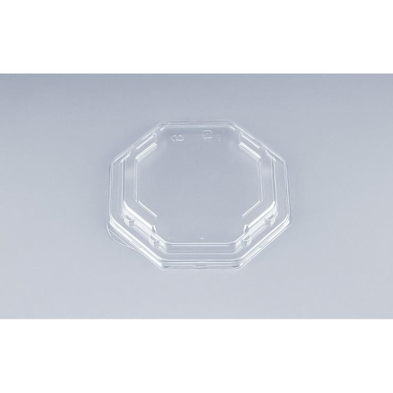 カチッとはまる嵌合(かんごう)タイプ。※蓋のみ、本体は別売りです。サイズ：137×137×11mm材質：OPS重量：3.8g[シリーズ名]BFハカマ集八角商品コード00297517メーカー名シーピー化成サイズ137×137×11mm材質OP...