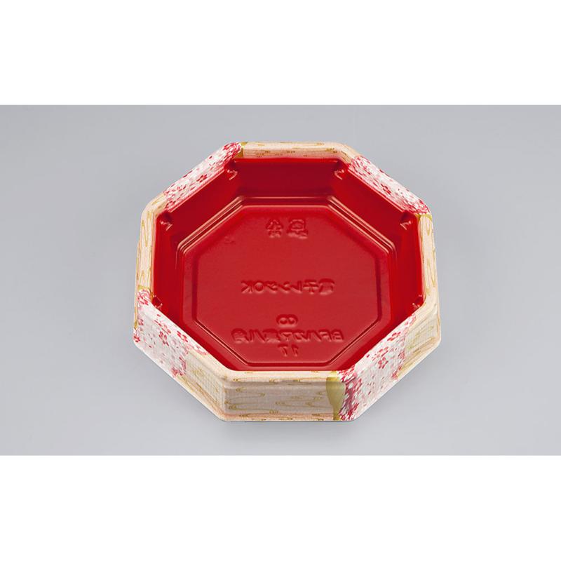 ハカマ形状の弁当容器です。※本体のみ、蓋は別売りです。サイズ：168×168×34mm材質：BF重量：13g[シリーズ名]BFハカマ集八角商品コード00562157メーカー名シーピー化成サイズ168×168×34mm材質BF重量13.00g...