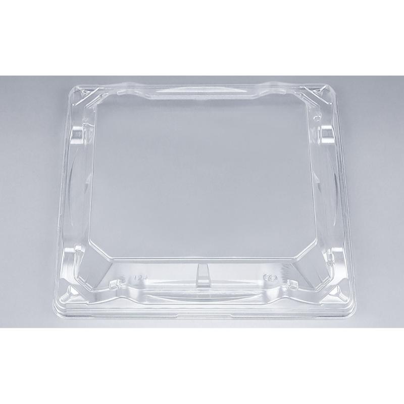 カチッとはまる嵌合(かんごう)タイプ。※蓋のみ、本体は別売りです。サイズ：228×228×20mm材質：OPS重量：12g[シリーズ名]BF恵味商品コード00631083メーカー名シーピー化成サイズ228×228×20mm材質OPS重量12...