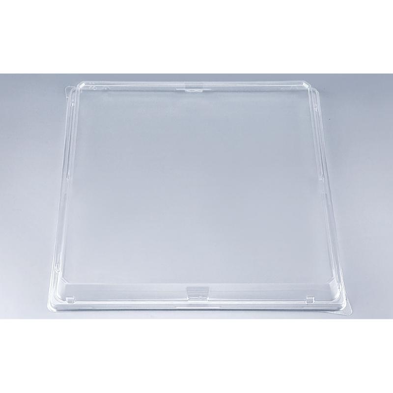 ※蓋のみ、本体は別売りです。サイズ：318×318×24mm材質：OPS重量：29gメーカーシリーズ名：UFハカマ角桶商品コード00297798メーカー名シーピー化成サイズ318×318×24mm材質OPS重量29.00g電子レンジ不可種別...