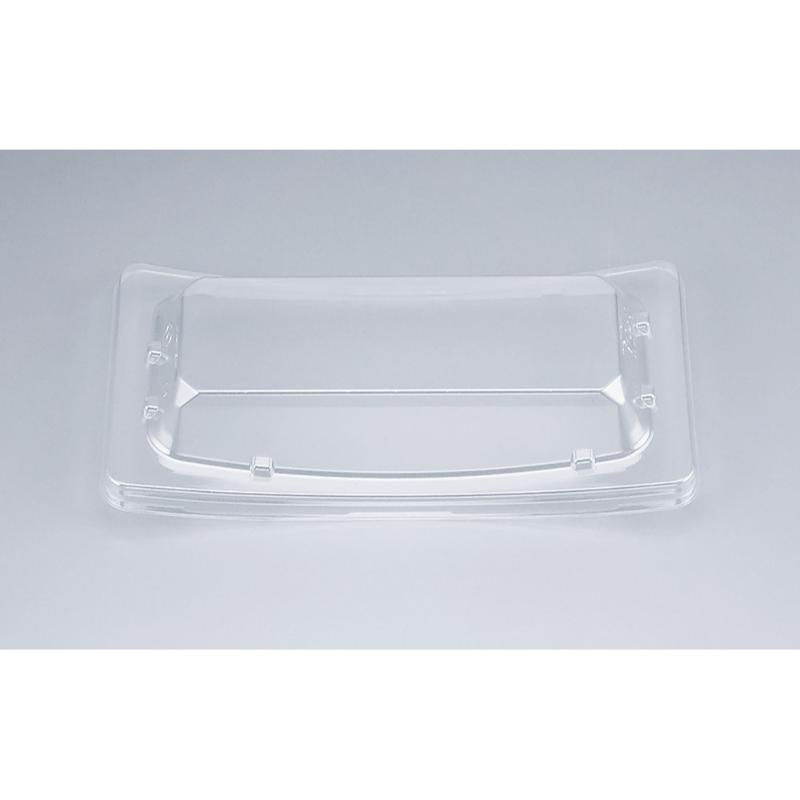 ※蓋のみ、本体は別売りです。サイズ：214×108×21mm材質：APET重量：7.4gメーカーシリーズ名：BS海峡皿商品コード00571048メーカー名シーピー化成サイズ214×108×21mm材質APET重量7.40g電子レンジ不可種別...