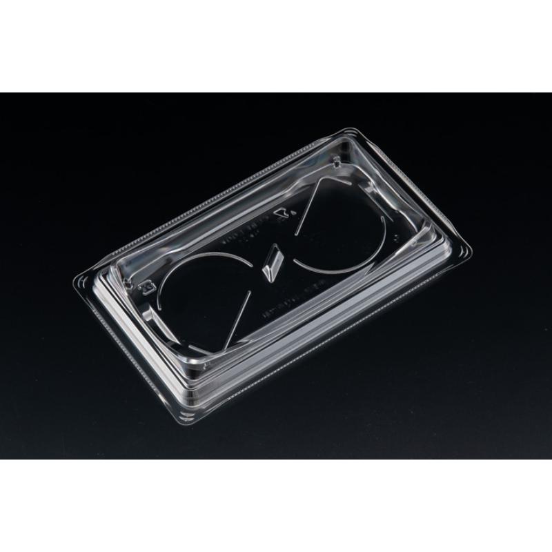 使い方広がるニュースタイルキューブ。環境対応素材。デザート等に。「バイオカップキューブ」シリーズの本体をフタとしてご使用いただけます(別売り)。サイズ：188×113×22mm材質：バイオPET重量：10g原産国／製造国：日本メーカーシリー...