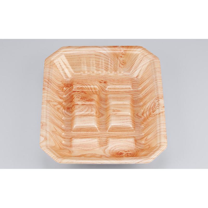 本体の盛り上りが食材を大きく見せる。サイズ：240×196×37mm材質：PSP重量：9gメーカーシリーズ名：新L筏商品コード00733135メーカー名シーピー化成サイズ240×196×37mm材質PSP重量9.00g電子レンジ不可種別本体...