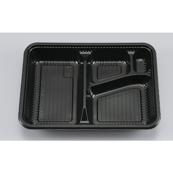 定番の弁当容器です。ごはん約280g。蓋は別売り。サイズ：230×170×33mm材質：BS重量：18g商品コード00738147メーカー名シーピー化成サイズ230×170×33mm材質BS重量18.00g電子レンジ可種別本体のみ対応蓋（別...