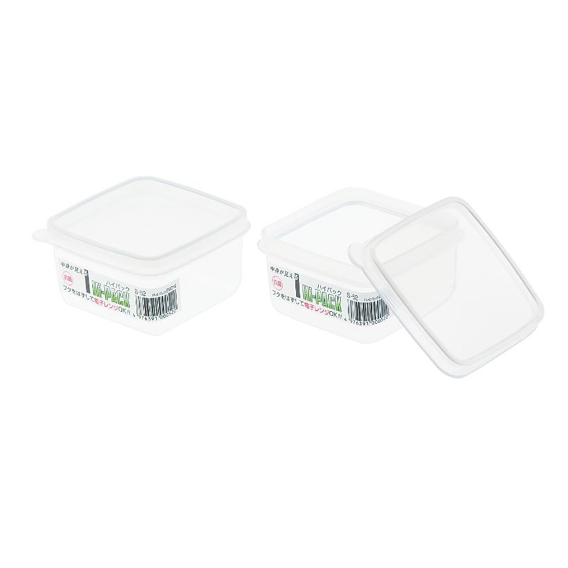 ハイパックシリーズフタをはずして電子レンジOK。フタは電子レンジ、食器洗浄器には使用しないでください。サイズ：82×82×H51mm材質：[本体]ポリプロピレン 、[蓋]EVA樹脂容量：280ml品番：031191商品コード00468622...