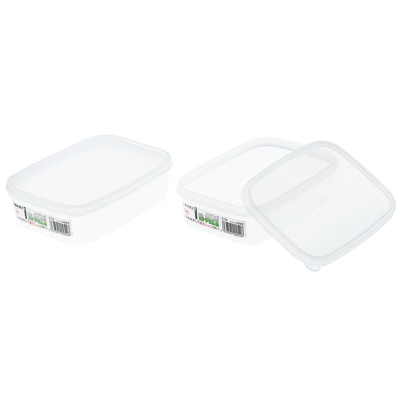 ハイパックシリーズフタをはずして電子レンジOK。フタは電子レンジ、食器洗浄器には使用しないでください。サイズ：178×124×H50mm材質：[本体]ポリプロピレン 、[蓋]EVA樹脂容量：760ml品番：031193商品コード004686...