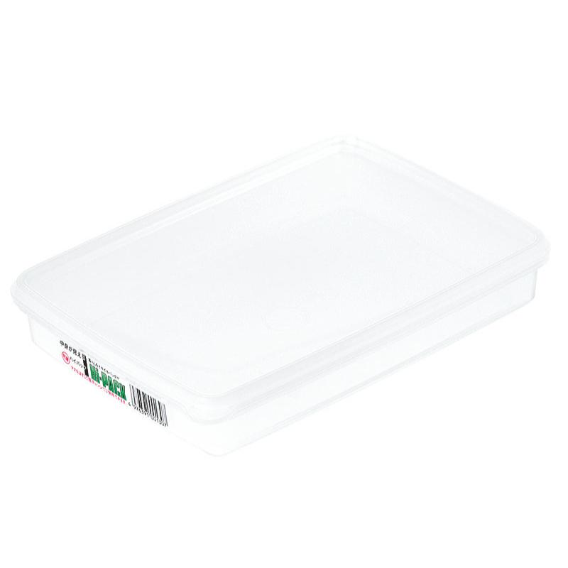 ハイパックシリーズフタをはずして電子レンジOK。フタは電子レンジ、食器洗浄器には使用しないでください。サイズ：196×130×H40mm材質：[本体]ポリプロピレン 、[蓋]EVA樹脂容量：730ml品番：031197商品コード004686...
