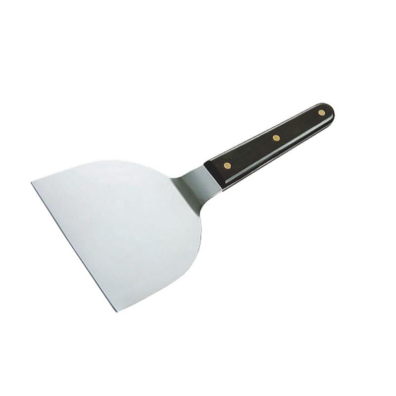 丈夫でお手入れが簡単なステンレス製。材質：18-0ステンレスメーカー品番：065092商品コード00469769サイズ210×全長330mm材質18-0ステンレス関連商品(ケース)黒合板ミートターナー 210 1枚・注意事項：モニターの発色...