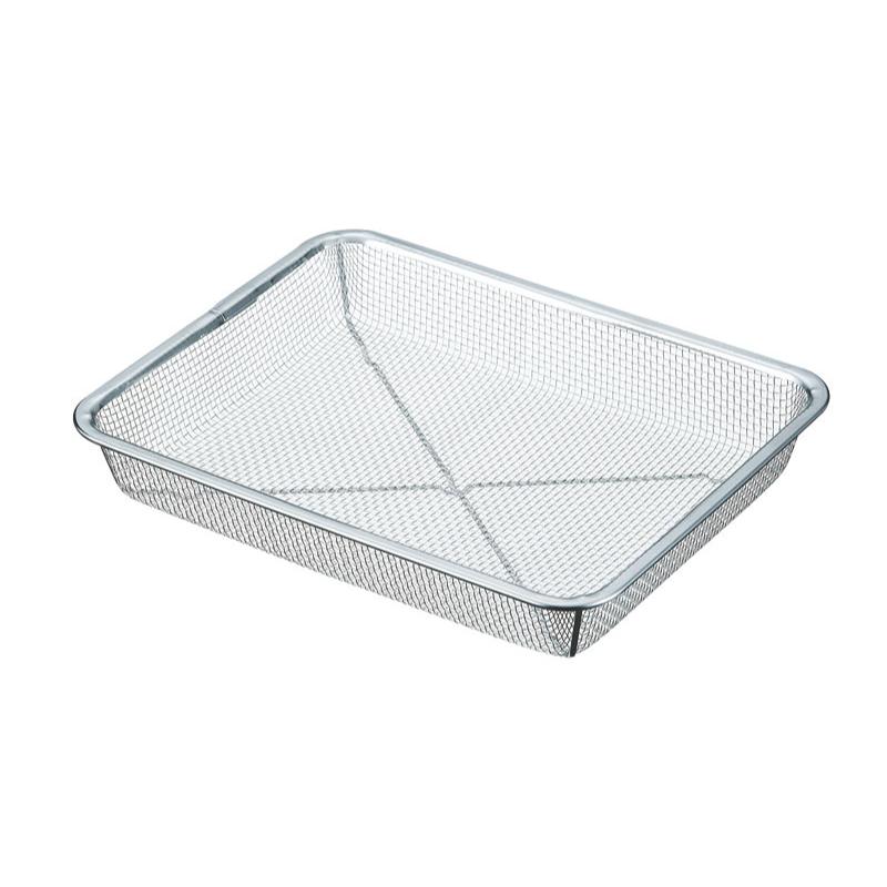 角バットに合わせてご使用できます。6.5メッシュ。サイズ：[外寸]325×255×55mm材質：18-8ステンレス[品番]038029商品コード00472355サイズ[外寸]325×255×55mm材質18-8ステンレス関連商品(ケース)T...