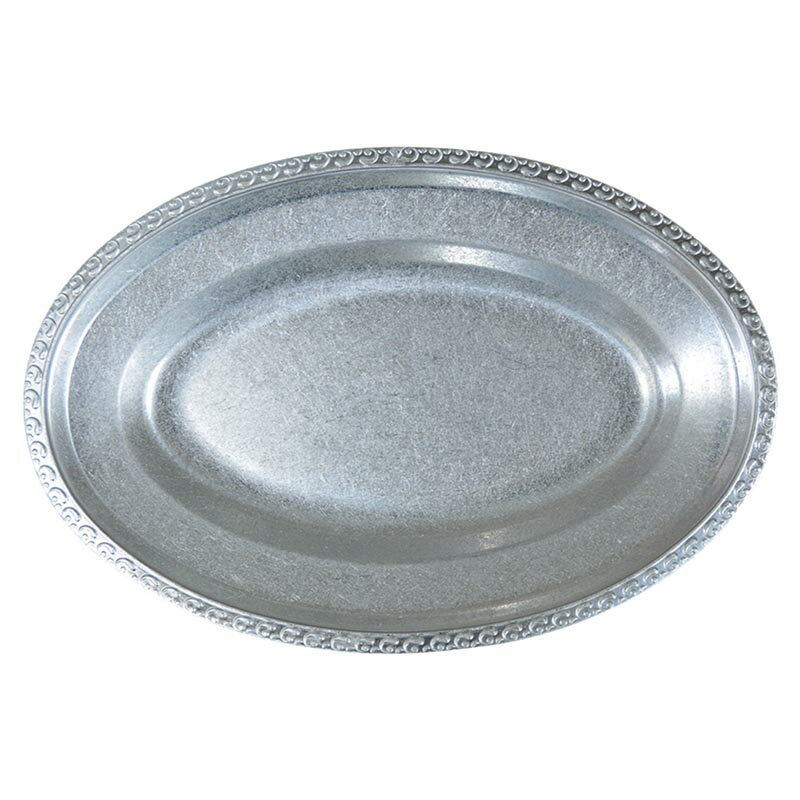 豪華な晩餐の始まり、King。ステンレス表面を特殊加工により、あえて使い古しの風合いを出しました。表面に凹凸及び傷がありますが、風合いの一部です。材質：18-8ステンレス品番：481006商品コード00483954サイズ269×182×H2...