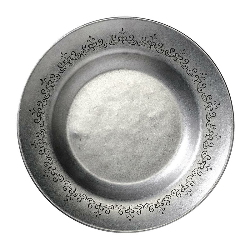 気品に彩をそえる。※本製品は、受注生産になります。材質：18-8ステンレス品番：481027商品コード00483967サイズφ220×H25mm材質18-8ステンレス関連商品(ケース)K3VINTAGE P-9S 18-8Painter 9...