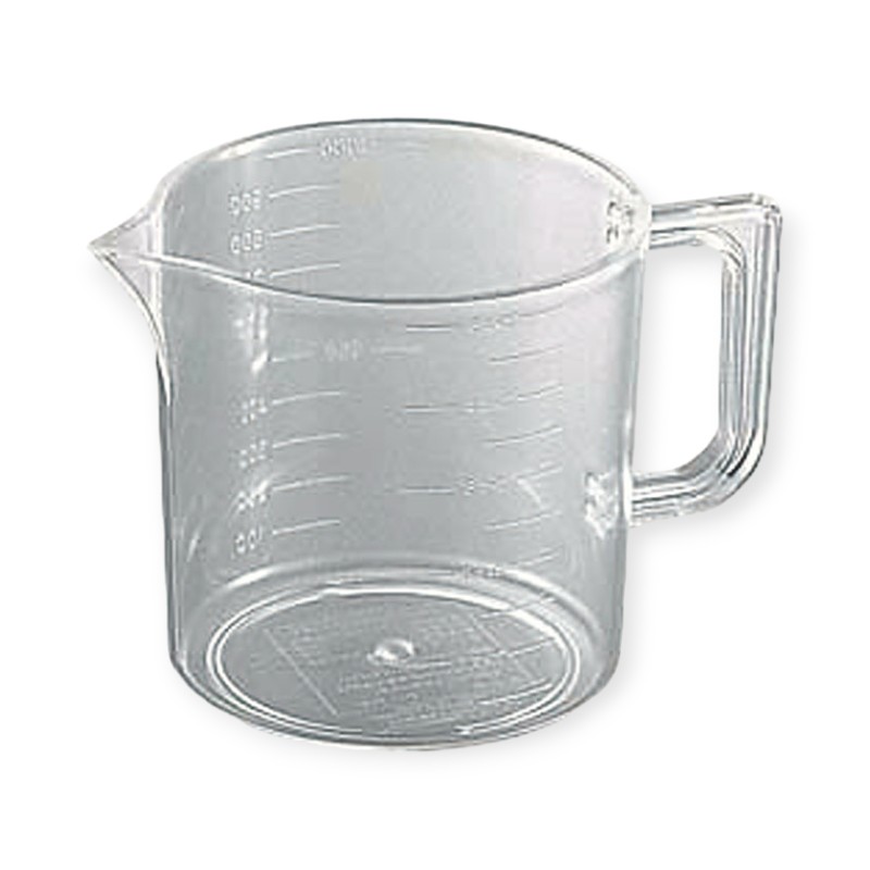 アクリル製水マス。耐熱温度：70℃。材質：アクリル容量：500cc品番：036053商品コード00489150サイズφ95×H95材質アクリル容量500cc関連商品(ケース)No.621 メジャーカップ500cc アクリル 1枚・注意事項：...