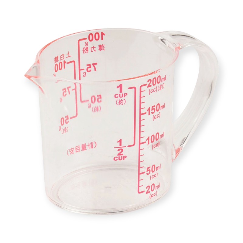 大きい目盛付きで見やすい。樹脂製計量カップ。材質：メタクリル樹脂容量：500ml品番：606430商品コード00489158材質メタクリル樹脂容量500ml関連商品(ケース)ENJOYKITCHEN耐熱計量カップ500mlC-4742 1枚...