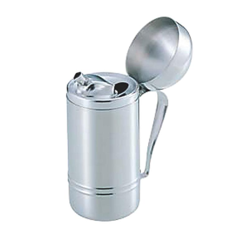 丈夫でお手入れが簡単なステンレス製。材質：18-8ステンレスメーカー品番：066056商品コード00497757サイズφ73×125mm材質18-8ステンレス関連商品(ケース)18-8オイルサーバー 小 250cc 1枚・注意事項：モニター...