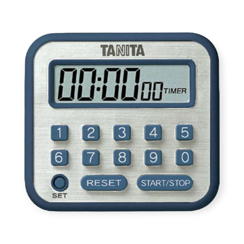 クリップスタンド、マグネット式。最小1秒セット式。カウントアップ・ダウン式。メーカー品番：128020商品コード00498497サイズ63×58×12.3mm関連商品(ケース)タニタTD-375-BLブルー長時間タイマー100時間計 1枚・...