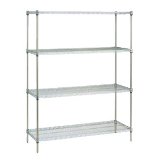 SUPER ERECTA SHELF(スーパーエレクター・シェルフ)。奥行460mmシリーズ。サイズ：460×1062×H2197mm材質：スチールワイヤー・クロムメッキ品番：137289商品コード00502047サイズ460×1062×H...