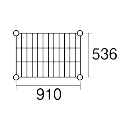 SUPER ERECTA SHELF(スーパーエレクター・シェルフ)。サイズ：536×910×H1384mm材質：スチールワイヤー、クロムメッキ品番：137332商品コード00502075サイズ536×910×H1384mm材質スチールワイ...