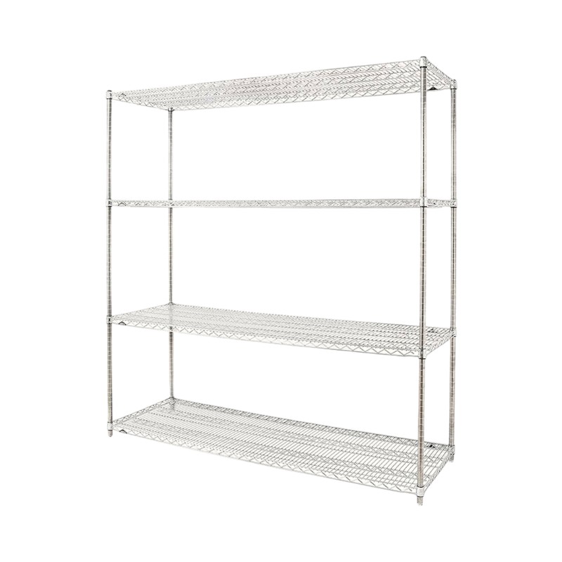 SUPER ERECTA SHELF(スーパーエレクター・シェルフ)。サイズ：766×1518×H2197mm材質：スチールワイヤー、クロムメッキ品番：137479商品コード00502480サイズ766×1518×H2197mm材質スチール...