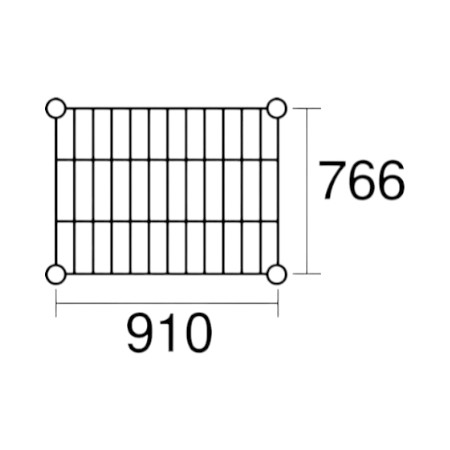 SUPER ERECTA SHELF(スーパーエレクター・シェルフ)。サイズ：766×910×H2197mm材質：スチールワイヤー、クロムメッキ品番：137461商品コード00502497サイズ766×910×H2197mm材質スチールワイ...