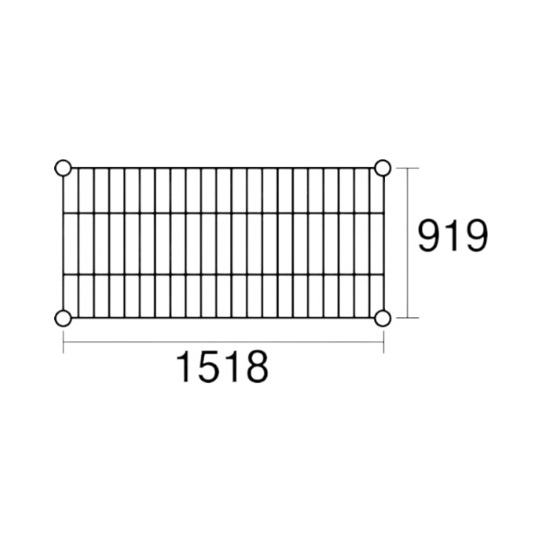 SUPER ERECTA SHELF(スーパーエレクター・シェルフ)。サイズ：919×1518×H2197mm材質：スチールワイヤー、クロムメッキ品番：137520商品コード00502576サイズ919×1518×H2197mm材質スチール...