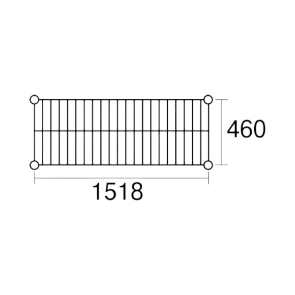 STAINLESS ERECTA SHELF(ステンレス エレクター シェルフ)。奥行460mmシリーズ。サイズ：460×1518×H1892mm材質：18-8ステンレス品番：137708商品コード00503102サイズ460×1518×H...
