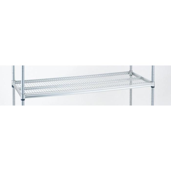 ステンレスの表面に不動態皮膜を形成することで、サビを防止します。耐冷：-30℃、耐熱：70℃。※ポールと棚は別売りです。サイズ：460×1060mm材質：[フレーム・線材]SUS304(18-8ステンレス)酸洗仕上メーカー品番：141191...