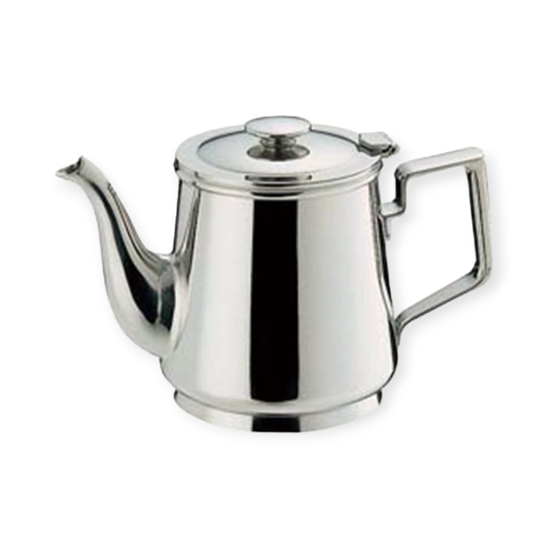 丈夫でお手入れが簡単な18-8ステンレス製。材質：18-8ステンレス容量：670cc品番：161026商品コード00511435材質18-8ステンレス容量670cc関連商品(ケース)SW 18-8C型ティーポット 5人用 670cc 1点・...