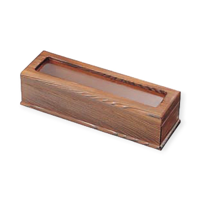 温かみのある木製箸入。サイズ：外寸290×92×H75mm材質：木製品番：187012商品コード00512552サイズ外寸290×92×H75mm材質木製関連商品(ケース)焼杉箸箱(ヨージ入付)N-29 1点・注意事項：モニターの発色によっ...