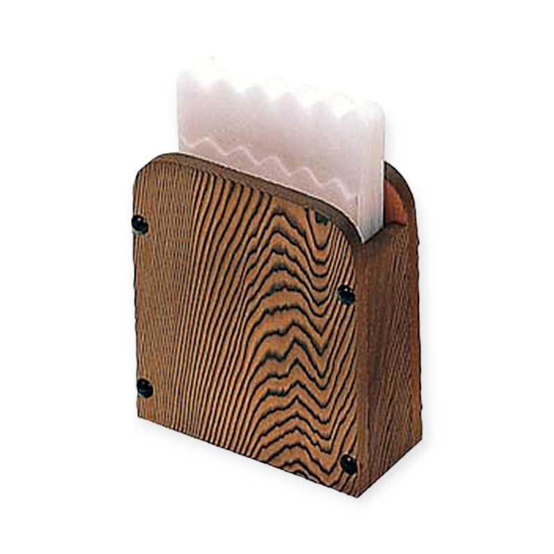 温かみのある木製ナフキン立て。サイズ：105×50×120mm材質：木製品番：179032商品コード00512586サイズ105×50×120mm材質木製関連商品(ケース)シンビ 道草ー22 ナフキン立 1点・注意事項：モニターの発色によっ...