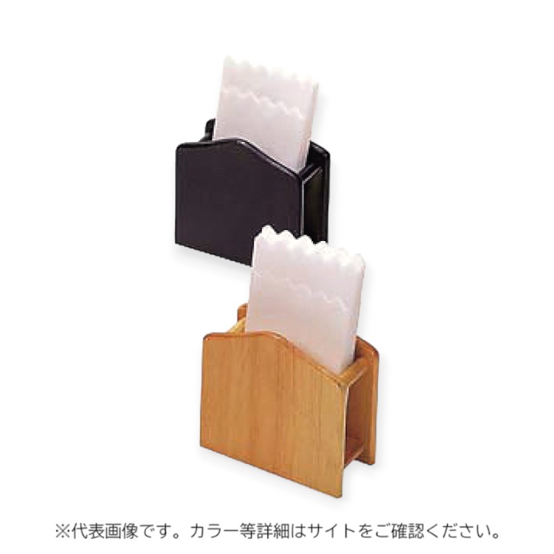 温かみのある木製ナフキン立て。サイズ：115×60×120mm材質：木製品番：179031商品コード00512596サイズ115×60×120mm材質木製関連商品(ケース)シンビ D-8 ナフキン立 白木 1点・注意事項：モニターの発色によ...