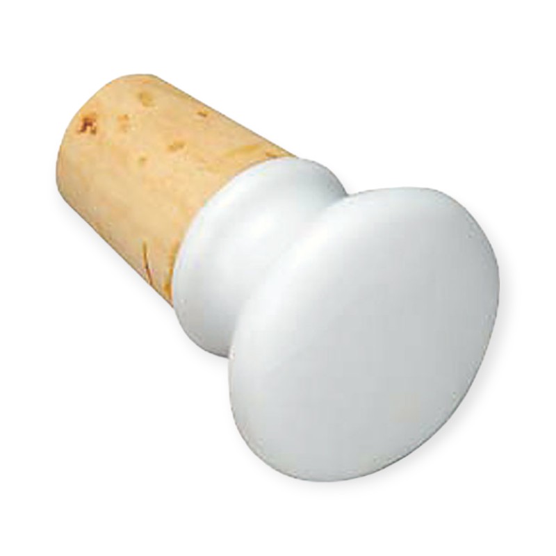 かわいらしい陶器製ボトルストッパー。サイズ：33×33×48mm材質：コルク・セラミック品番：171080商品コード00513618サイズ33×33×48mm材質コルク・セラミック関連商品(ケース)陶器ボトルストッパー ホワイト 1点・注意...