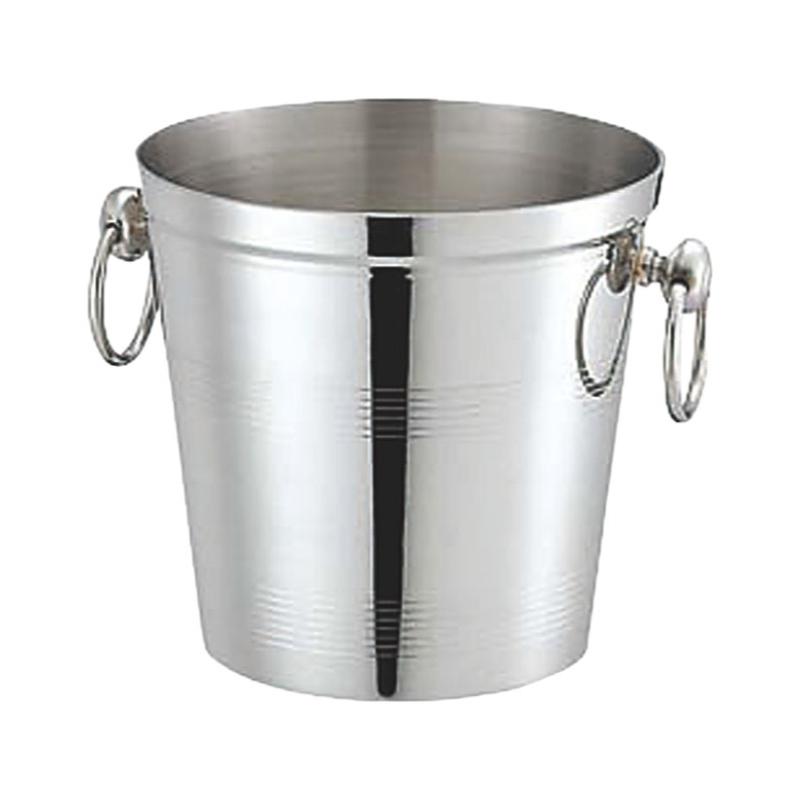 丈夫でお手入れが簡単なステンレス製。サイズ：φ195×H190mm材質：18-8ステンレス品番：169003商品コード00514040サイズφ195×H190mm材質18-8ステンレス関連商品(ケース)UK 18-8S型シャンパンクーラーL...