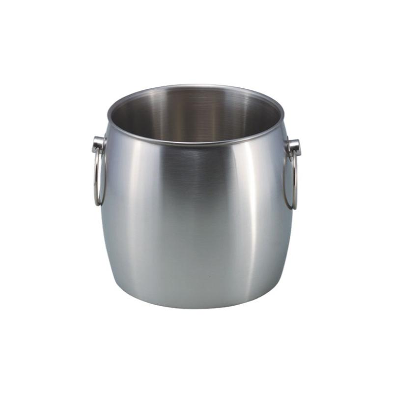 丈夫でお手入れが簡単なステンレス製。サイズ：φ180×H180mm材質：18-8ステンレス品番：169090商品コード00514092サイズφ180×H180mm材質18-8ステンレス関連商品(ケース)18-8 二重ワインクーラー DW-1...