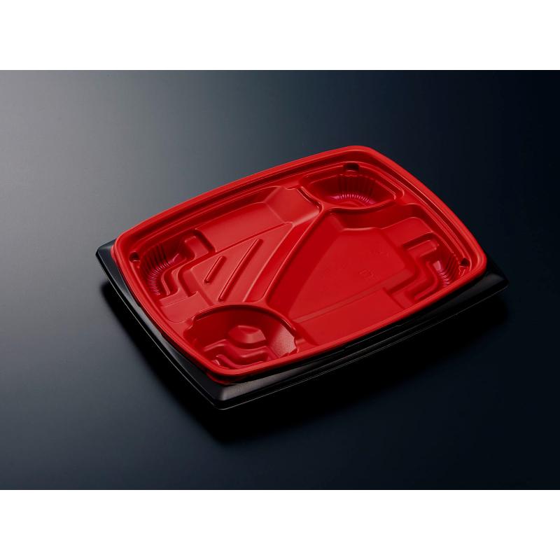 しっかり側面外篏合できる弁当容器です。サイズ：241×195×30mm材質：CT重量：18g容量：257ml品番：527747商品コード00627813メーカー名中央化学サイズ241×195×30mm材質CT重量18.00g容量257ml電...
