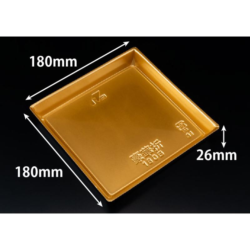 お寿司に。フタは別売り。RISUプレゼンツ。令和の折箱。サイズ：180×180×26mm材質：PSP重量：10g原産国／製造国：日本商品コード00754932メーカー名リスパックサイズ180×180×26mm材質PSP重量10.00g電子レ...